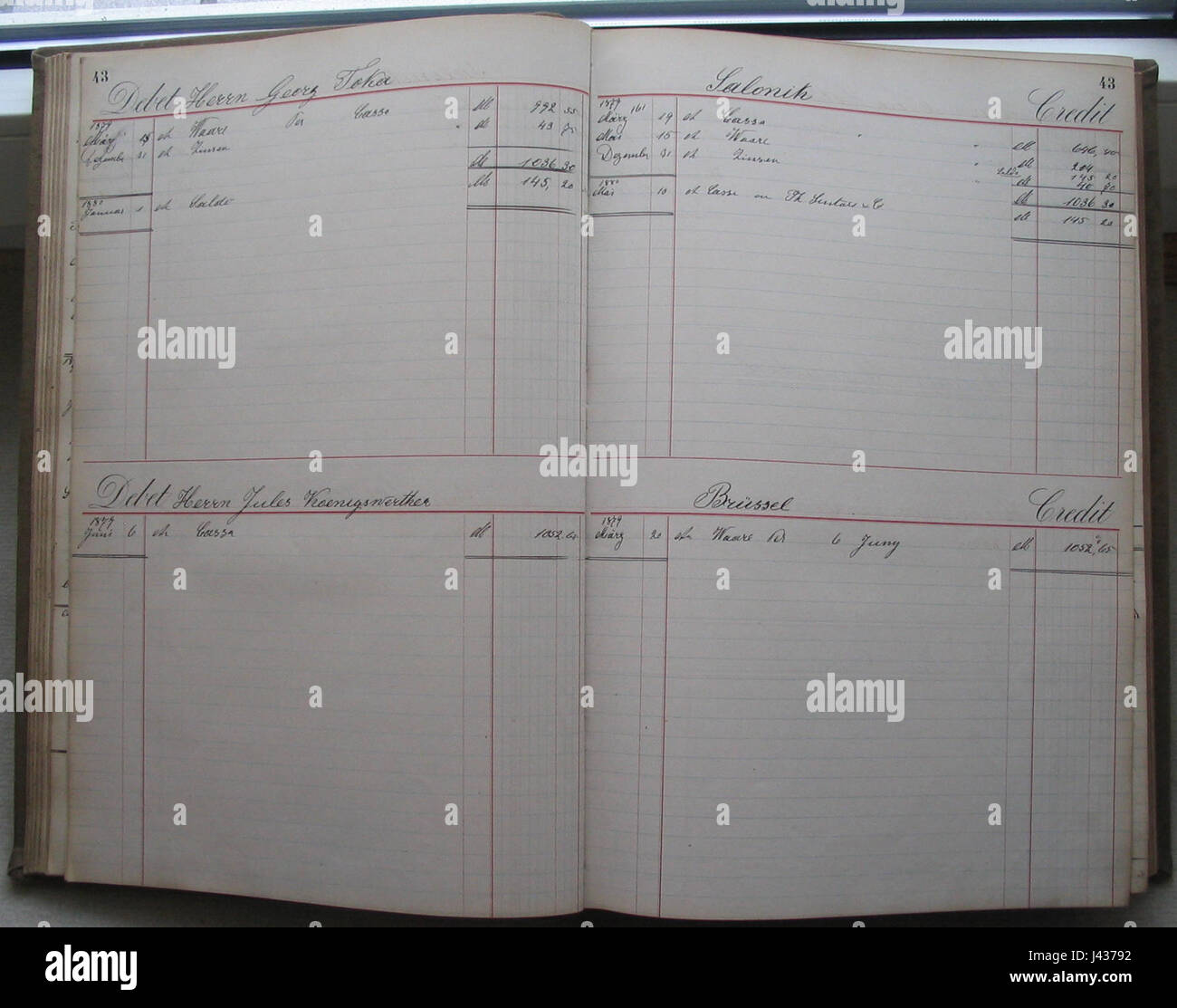Detailed ledger hi-res stock photography and images - Alamy