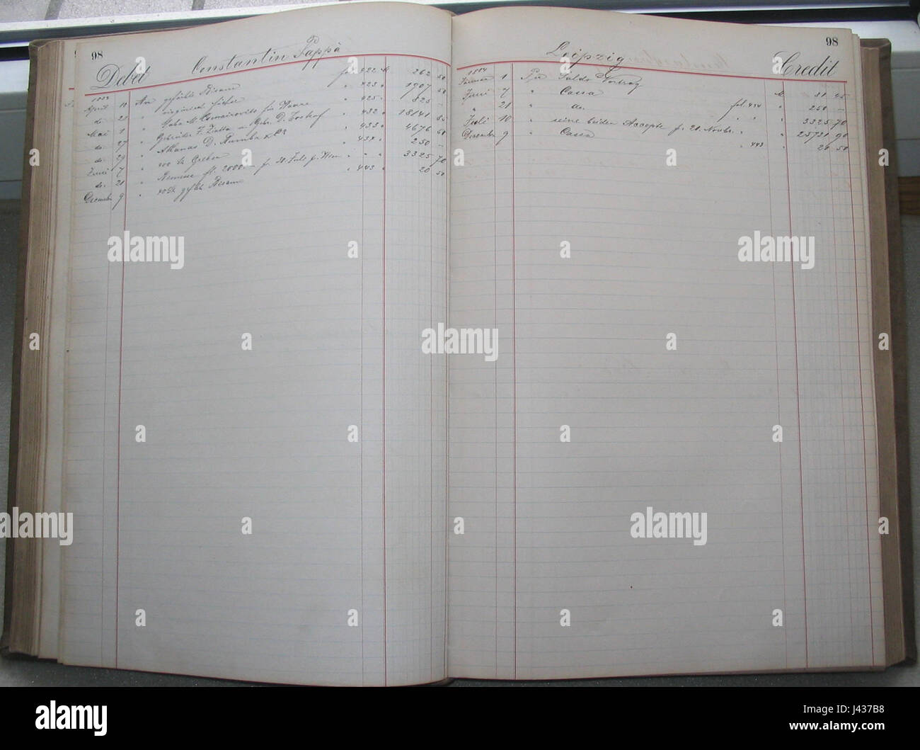 Historical ledger records hi-res stock photography and images - Alamy