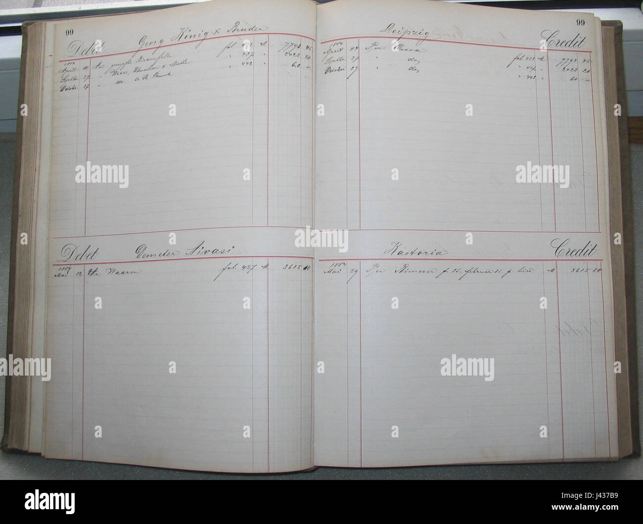 This ledger, spanning from 1876 to 1885, documents the transactions of ...