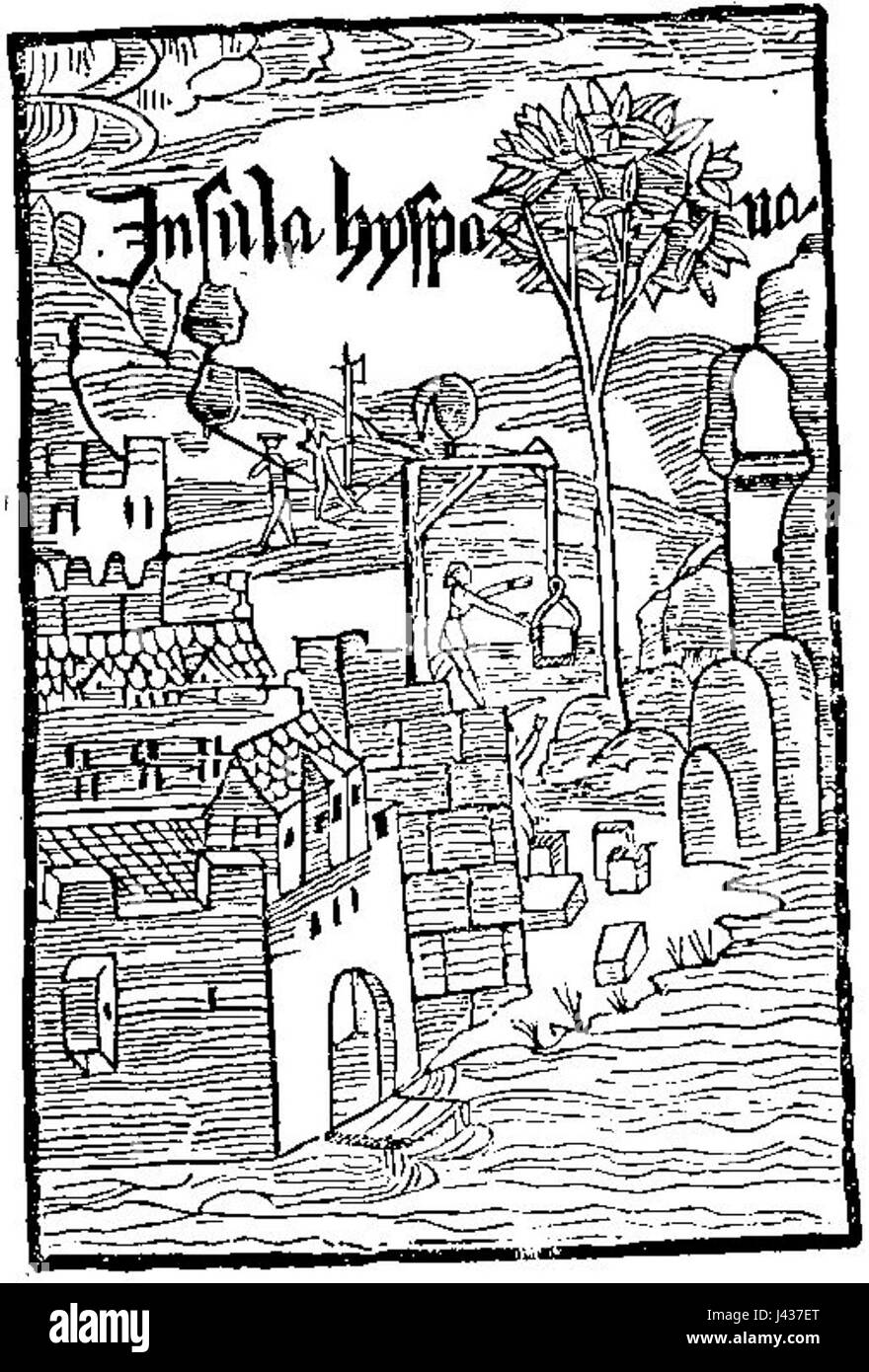 Cristoforo colombo map hi-res stock photography and images - Alamy