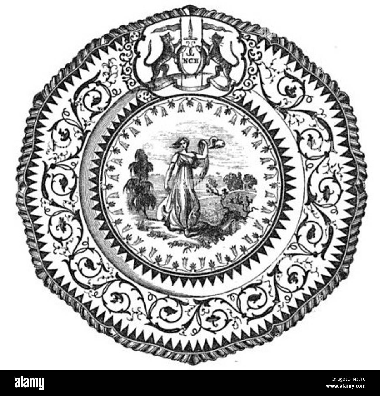 Lord Valentia plate Stock Photo - Alamy
