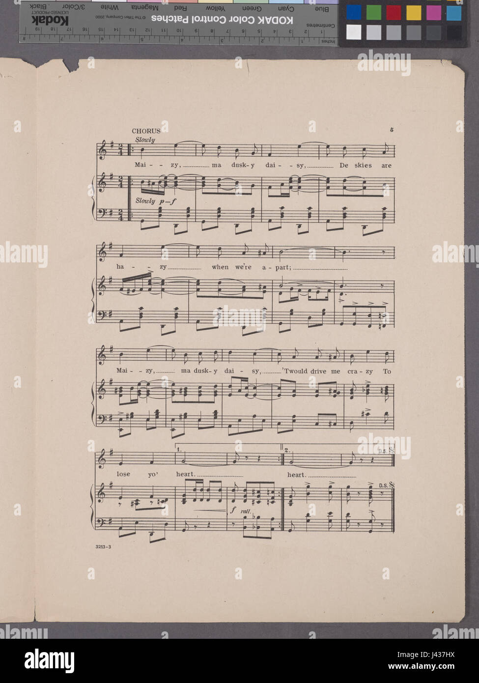 This image is of 'Maizy, my dusky daisy,' a significant work archived ...