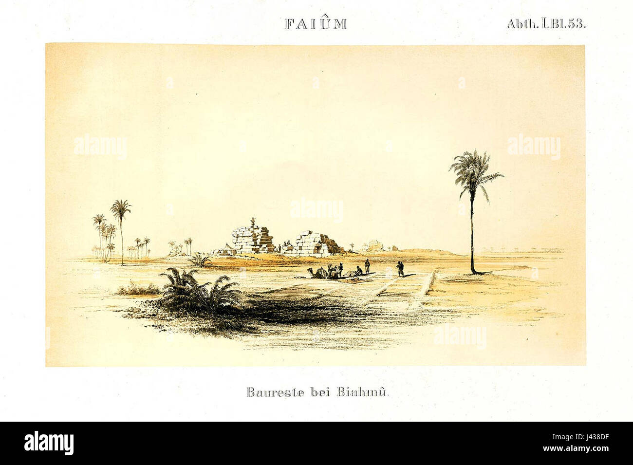 A photograph or drawing from the Lepsius Project, illustrating ...