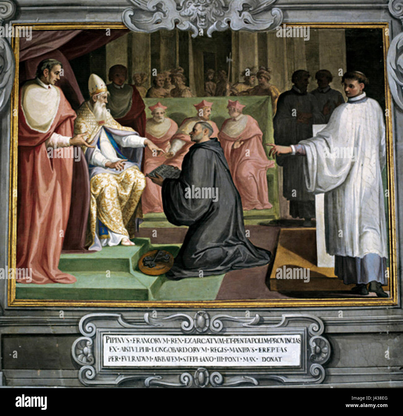 Pope stephen ii and pepin hi-res stock photography and images - Alamy