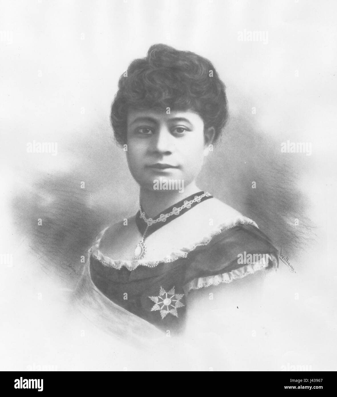 The photograph 'Likelike,' retouched by J. J. Williams, captures an ...