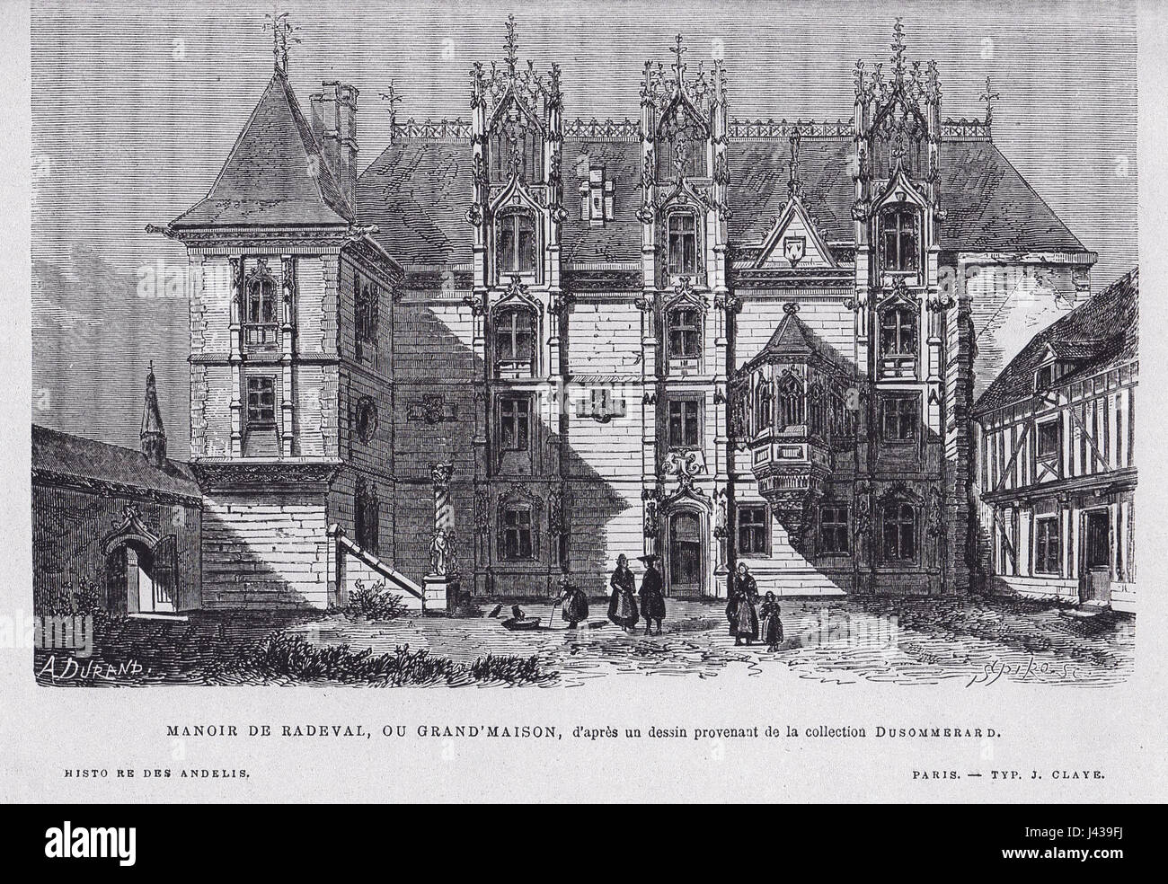 'La Grand Maison' is a notable work by Radeval, depicting a grand house ...