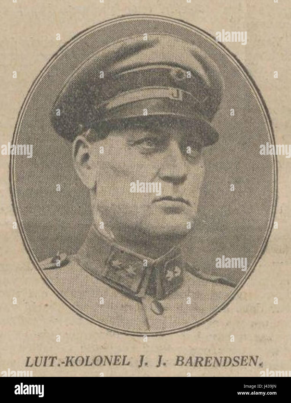 Lieutenant Colonel J.J. Barendsen was a military officer known for his ...