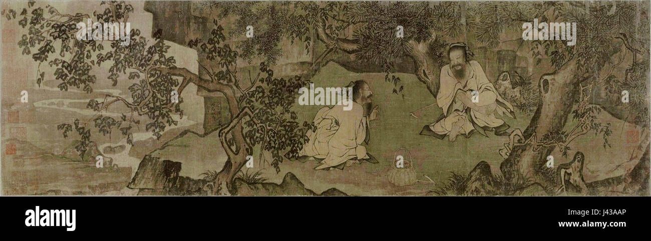 Li Tang, Gathering Wild Herbs, Palace Museum, Beijing Stock Photo - Alamy