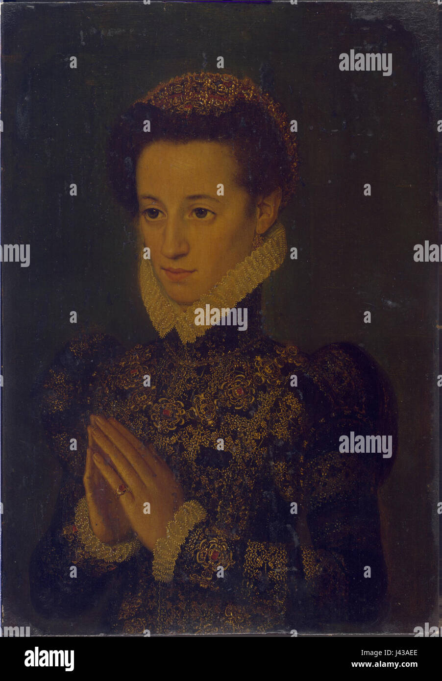 Woman praying 19th century hi-res stock photography and images - Alamy