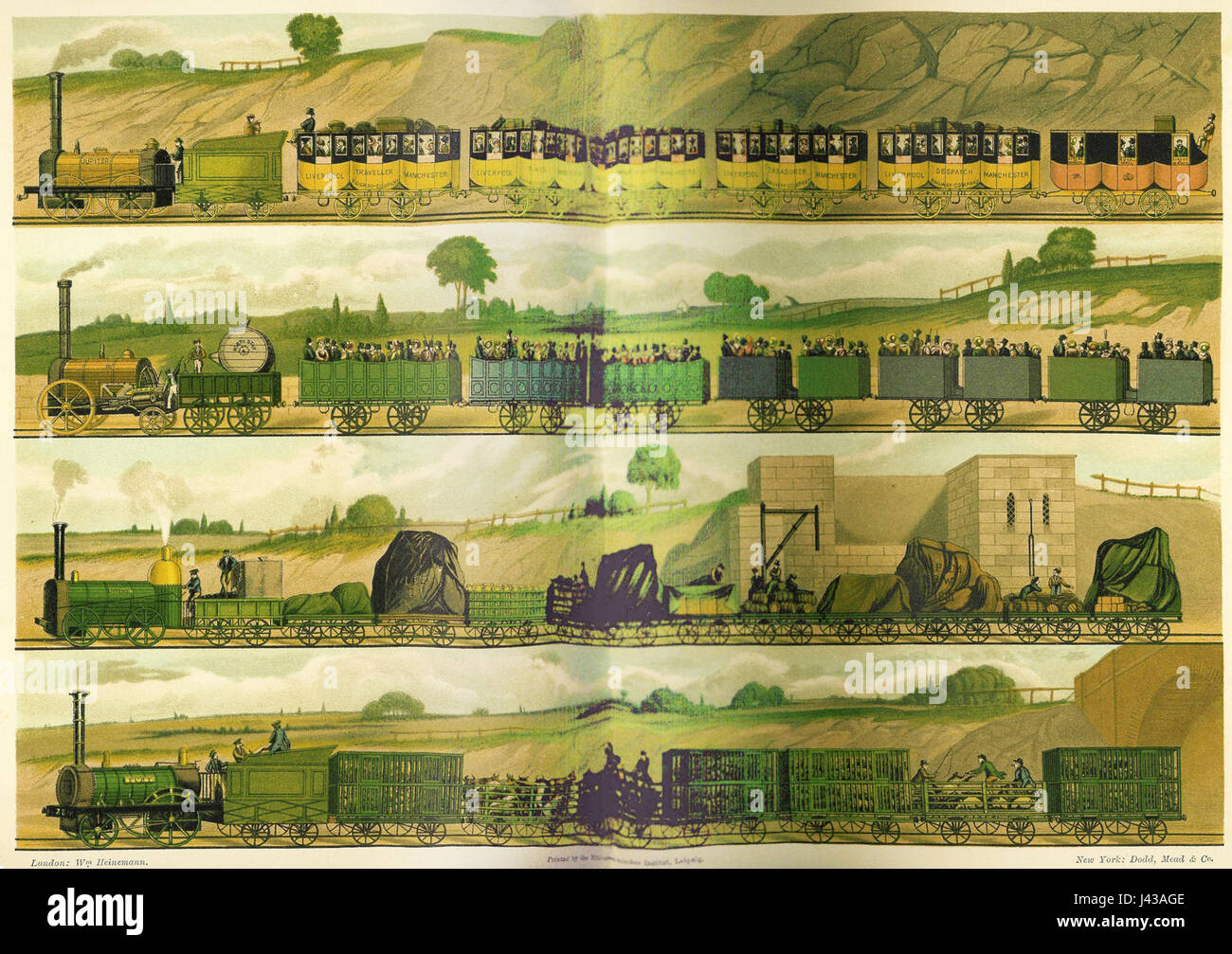 Liverpool and manchester railway, 1831 hi-res stock photography and ...