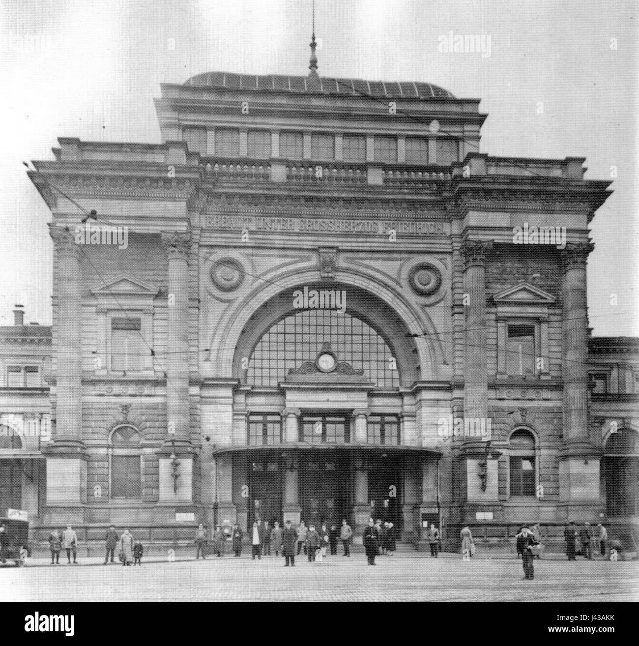 Mannheim Hauptbahnhof, the main train station in Mannheim, Germany, is ...