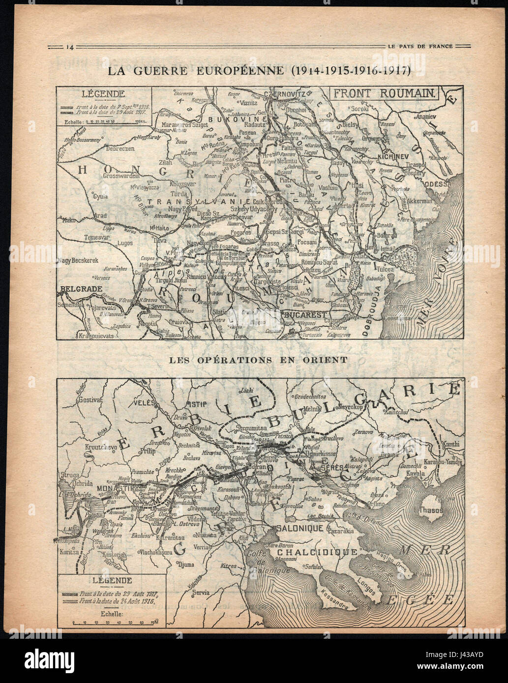 This page from 'Le Pays de France' depicts the landscape and cultural ...