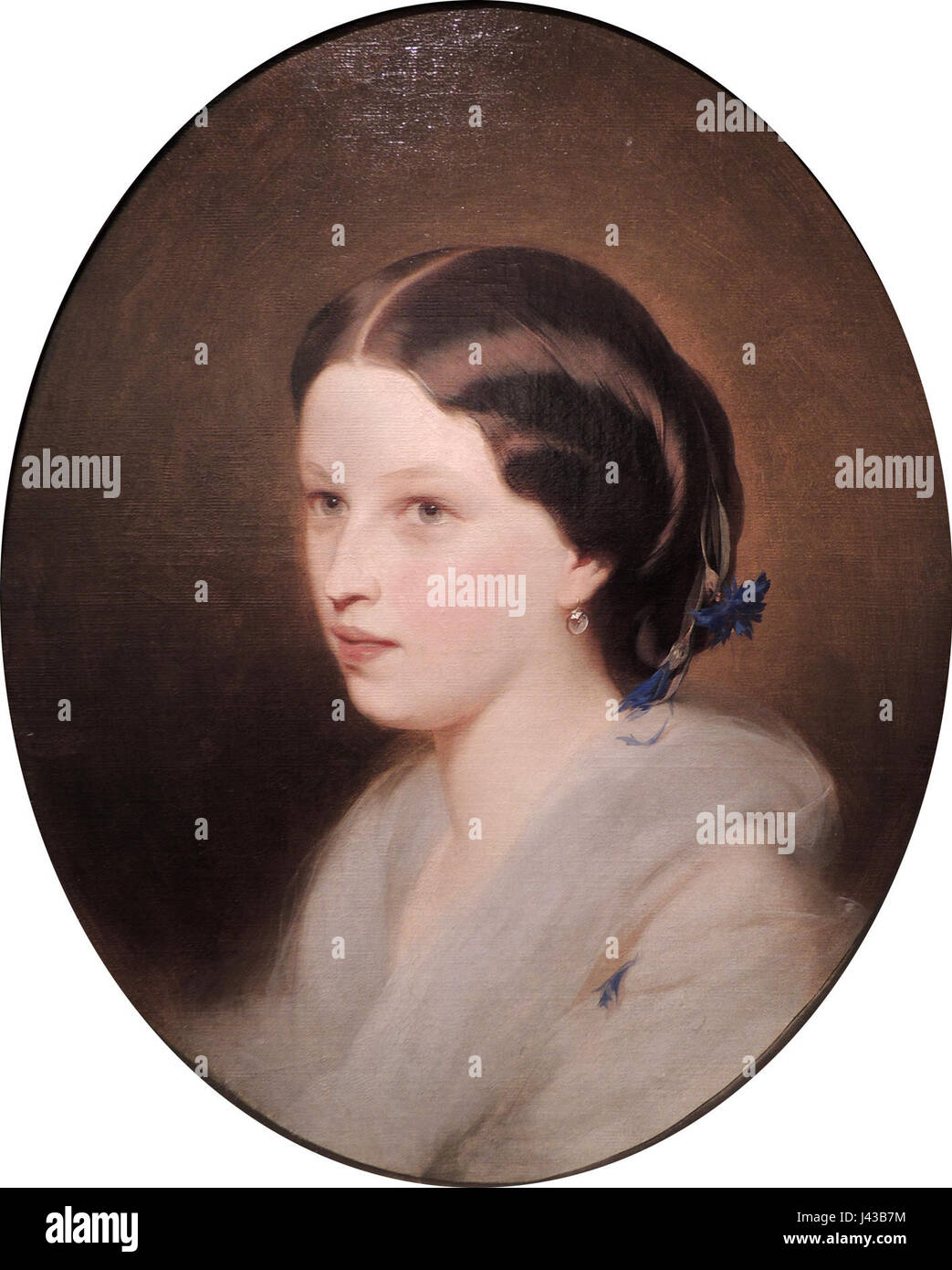 'M.A. Pushkina' is a portrait of M.A. Pushkina painted by Ivan Makarov ...