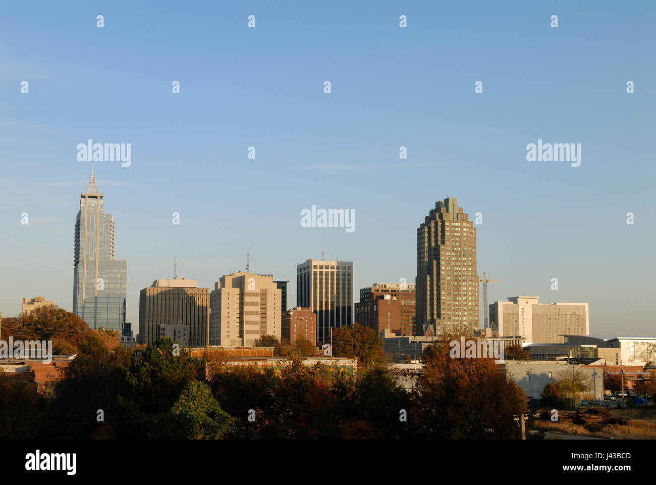 Downtown raleigh skyline hi-res stock photography and images - Alamy