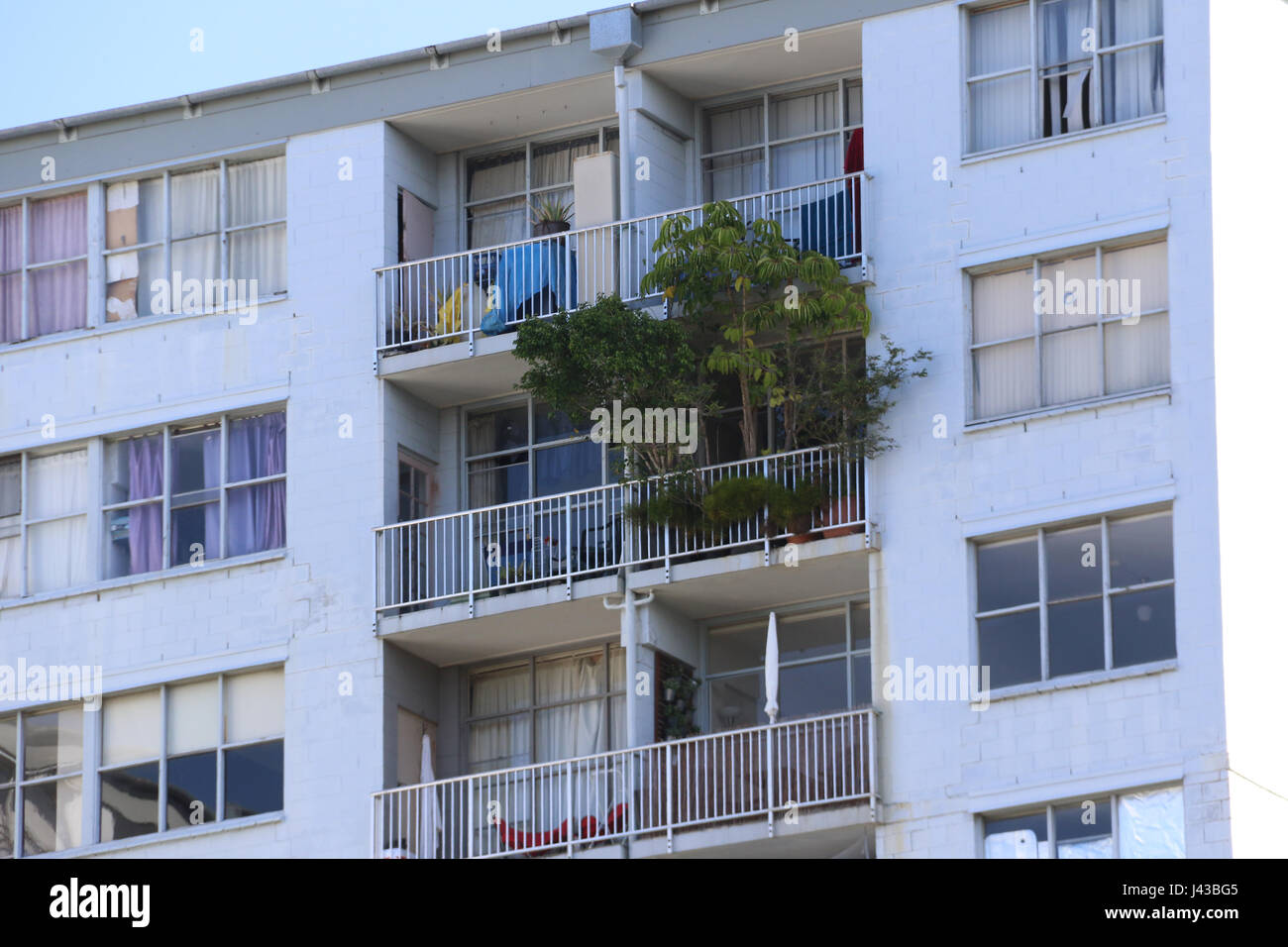 Balcony with overgrown plants hi-res stock photography and images - Alamy