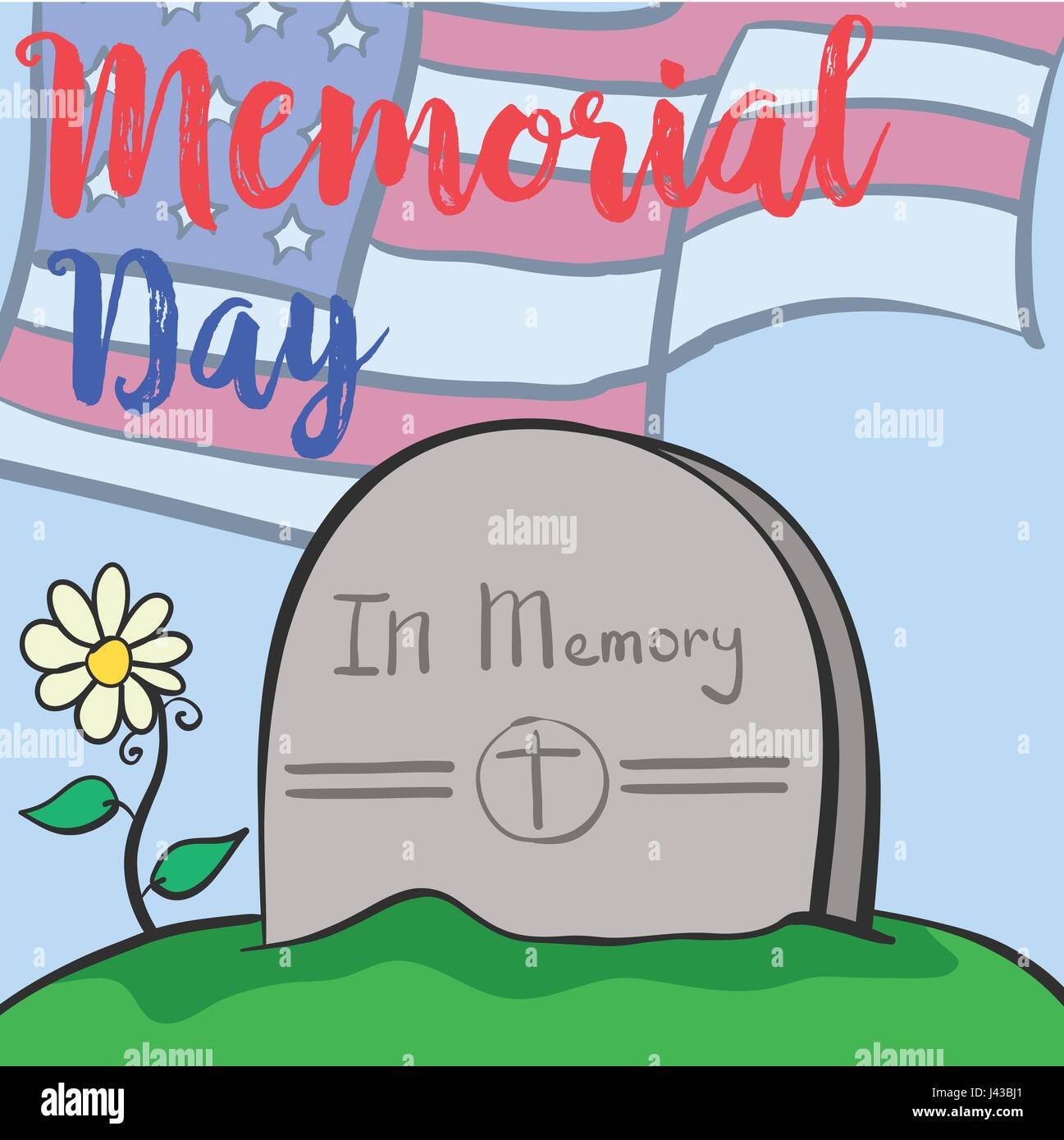 Collection memorial day hand Stock Vector Images - Alamy