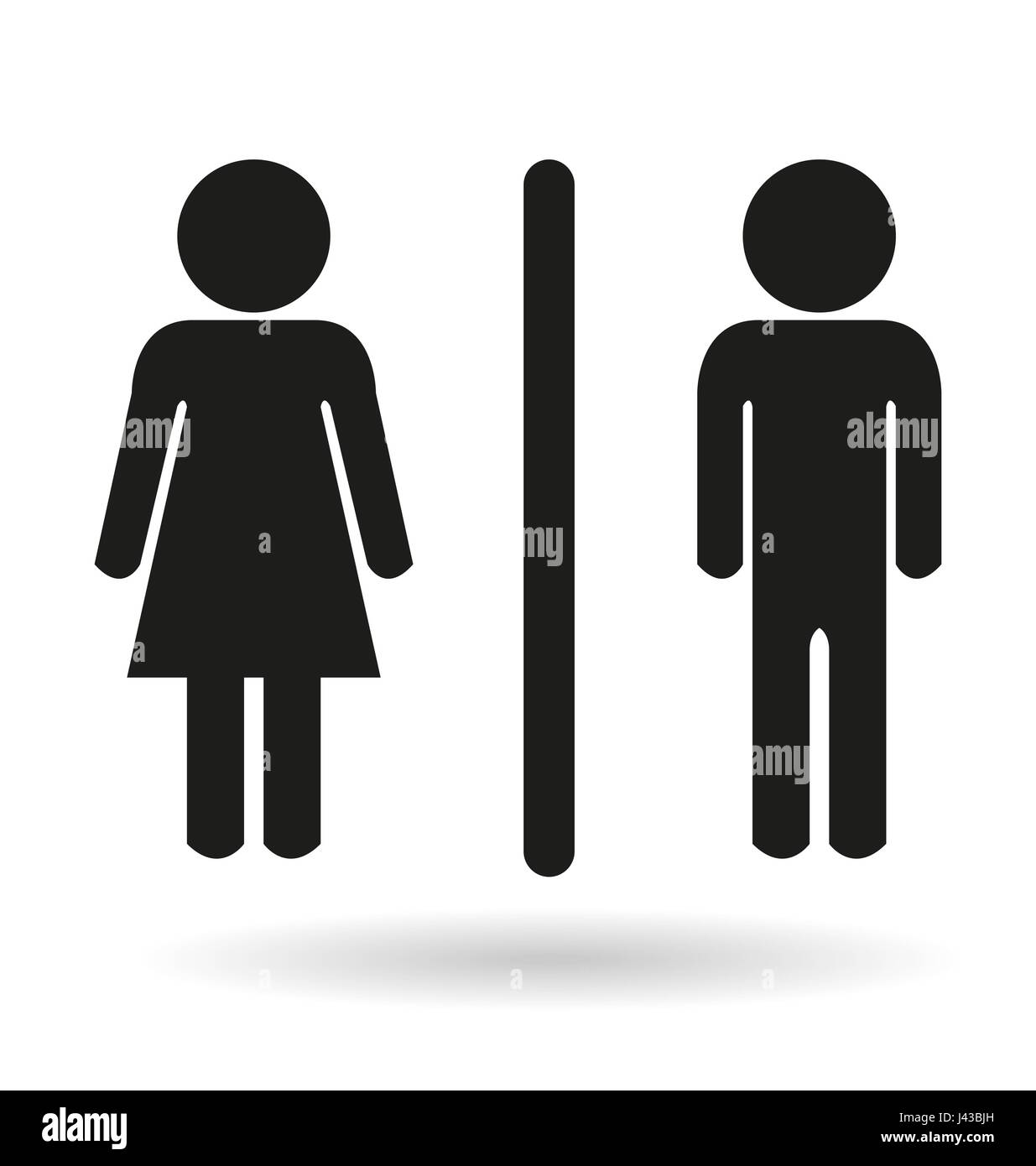 Women woman man men lady ladies Stock Vector Images - Alamy