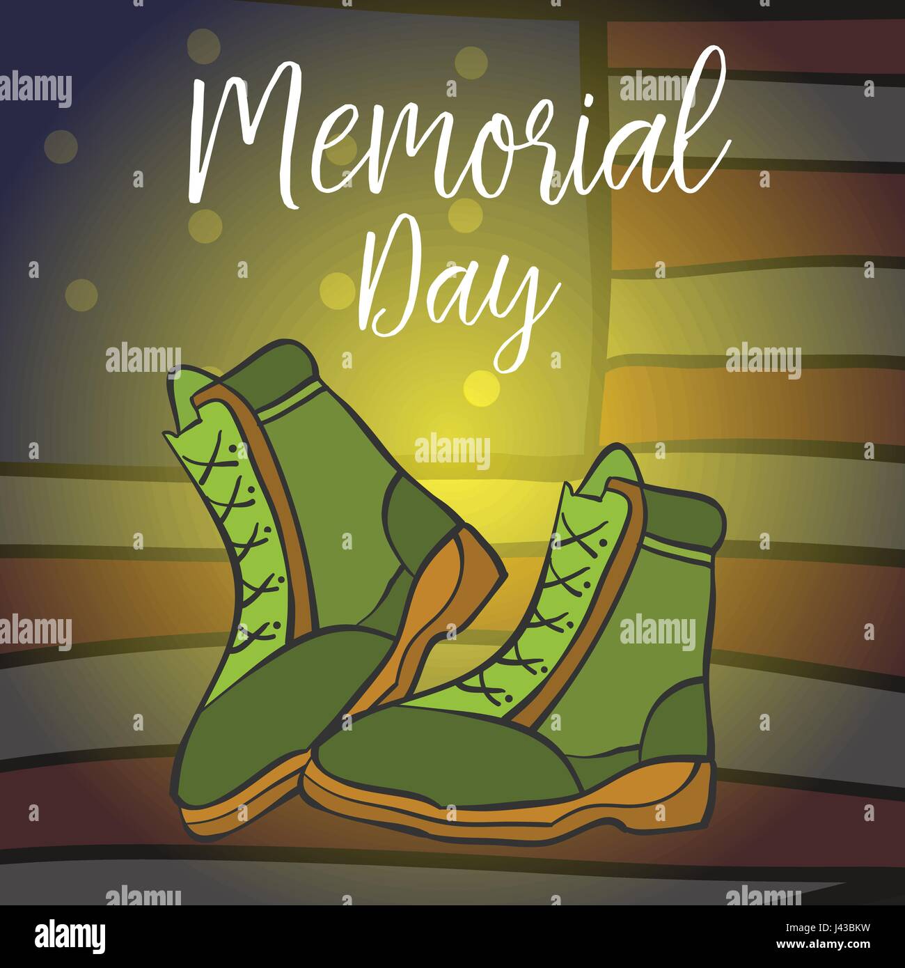 Vector art of memorial day doodles Stock Vector Image & Art - Alamy