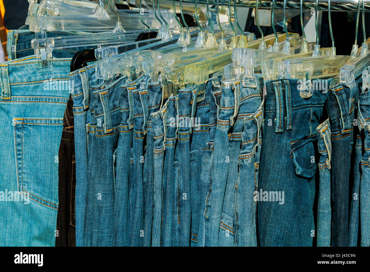 Selling jeans hi-res stock photography and images - Alamy