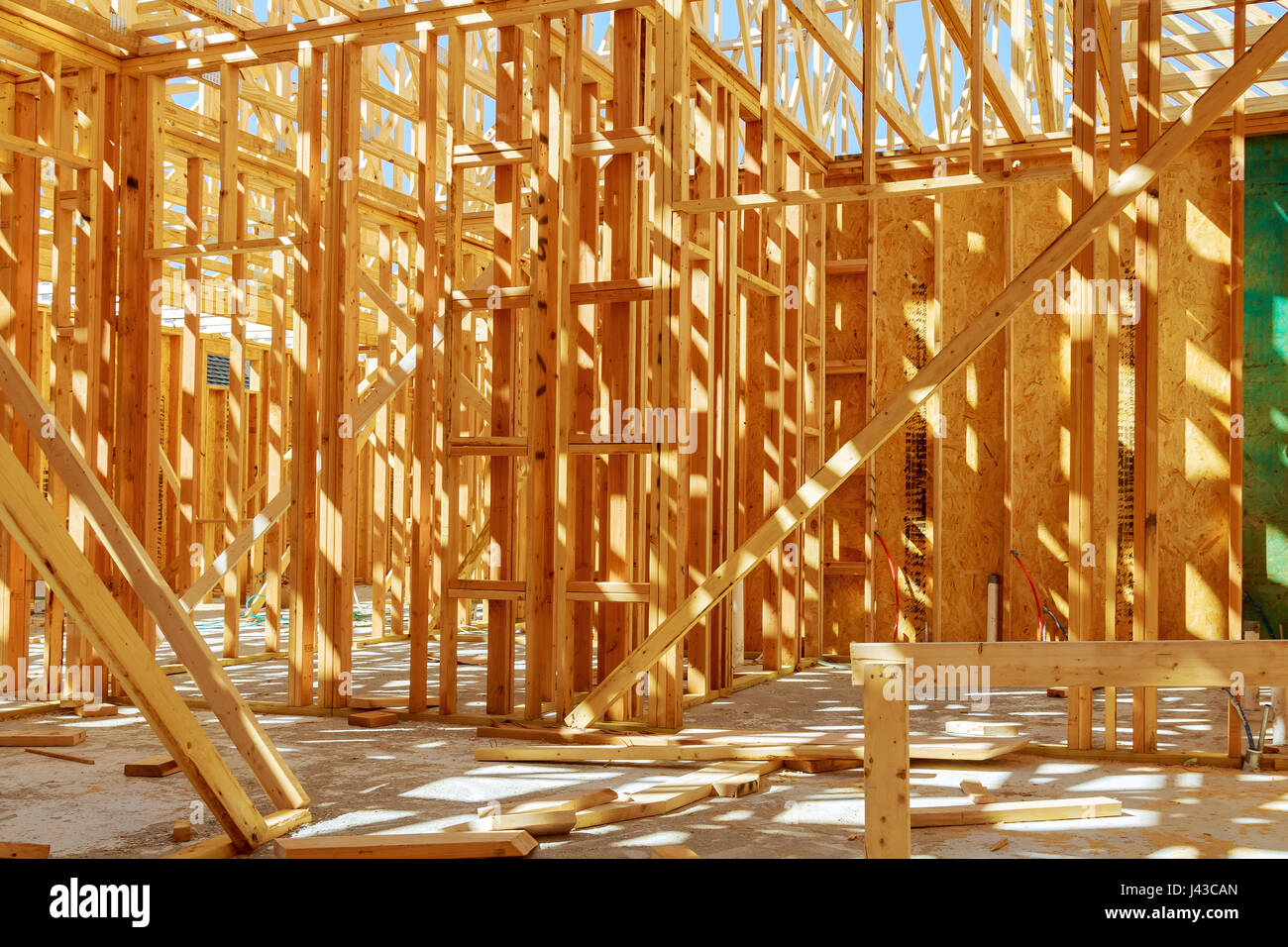 Construction of a new house The new building house Stock Photo - Alamy