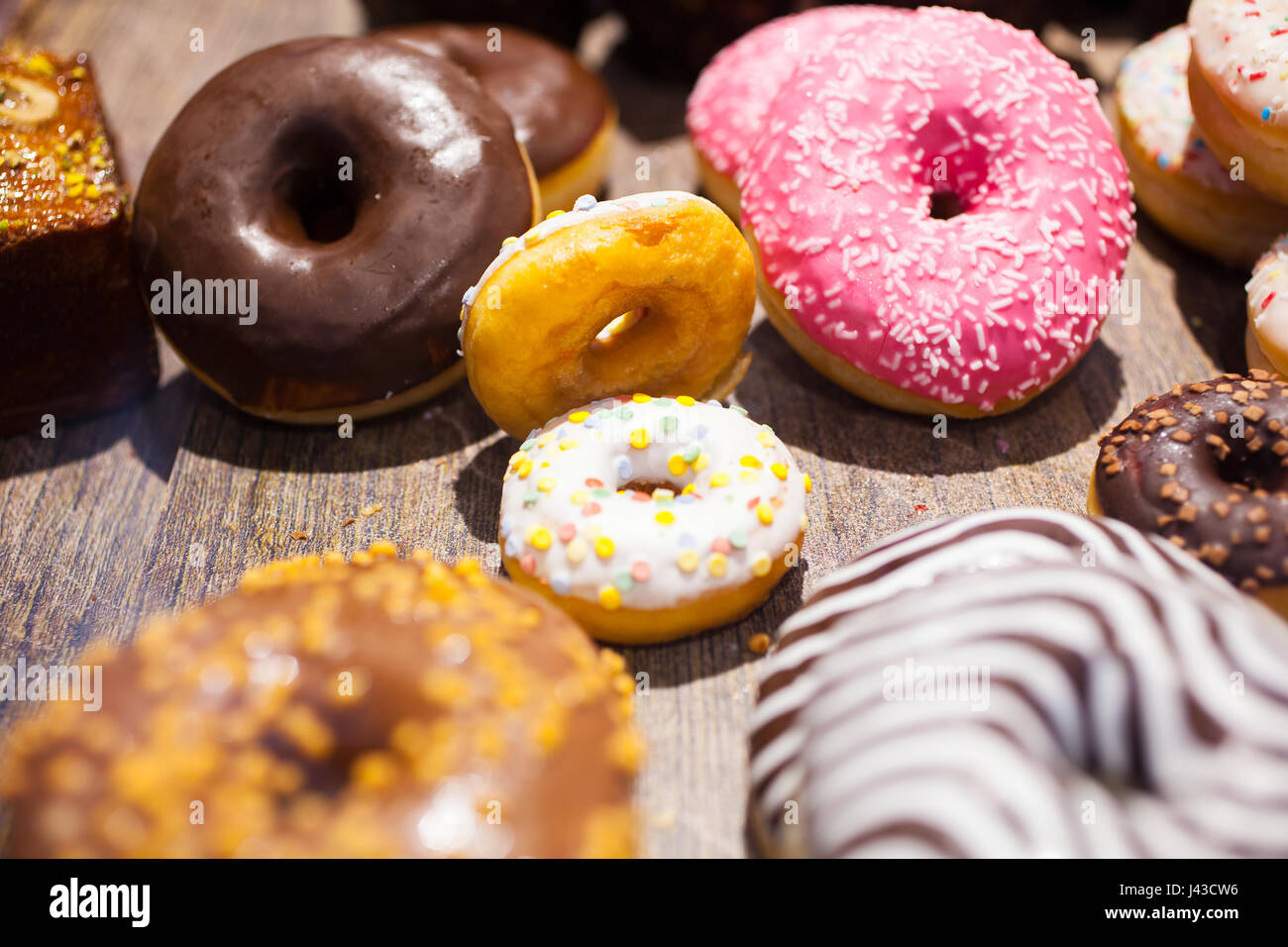 Traditional polish sweets doughnuts on the table Stock Photo - Alamy