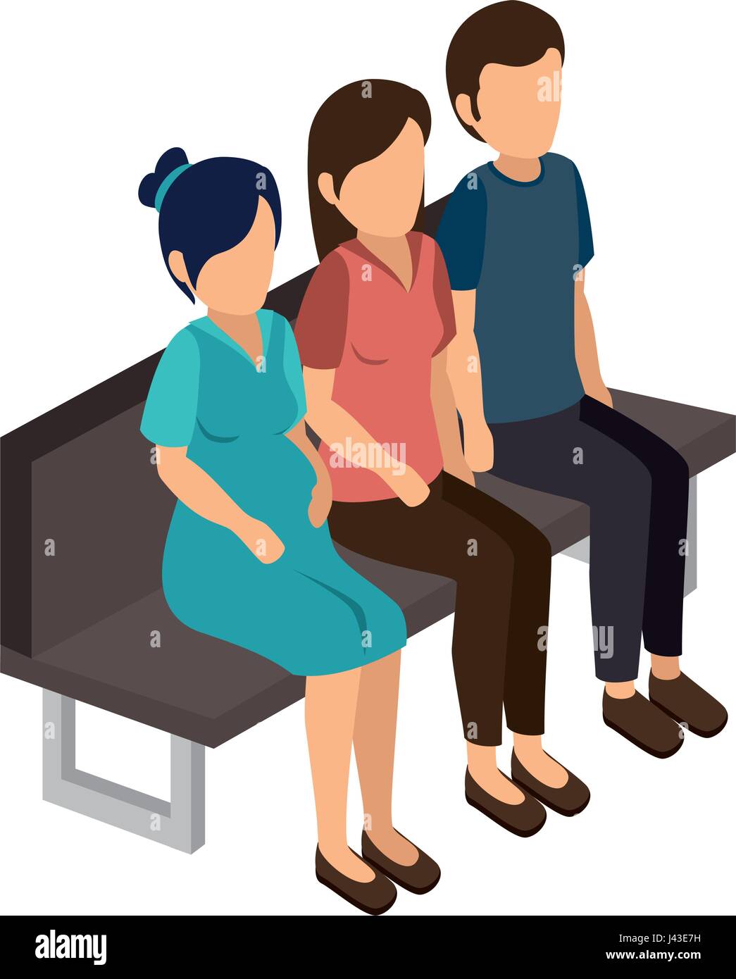 Group of people sitting Stock Vector Image & Art - Alamy