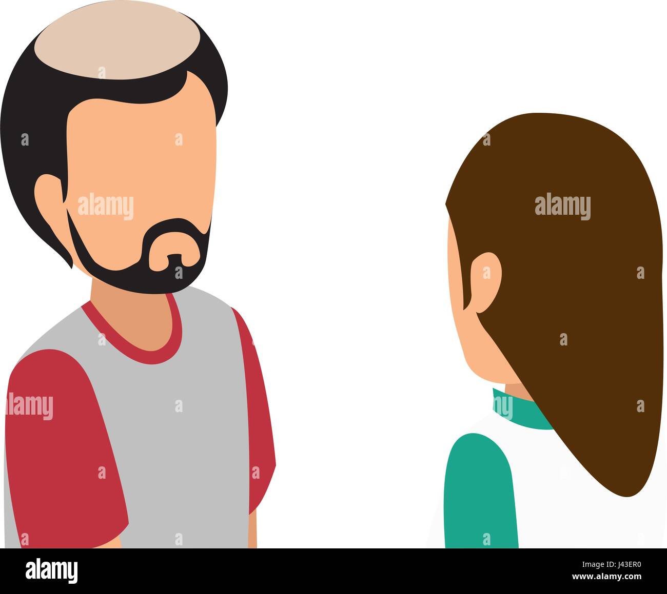 young couple avatars characters isometric Stock Vector Image & Art - Alamy