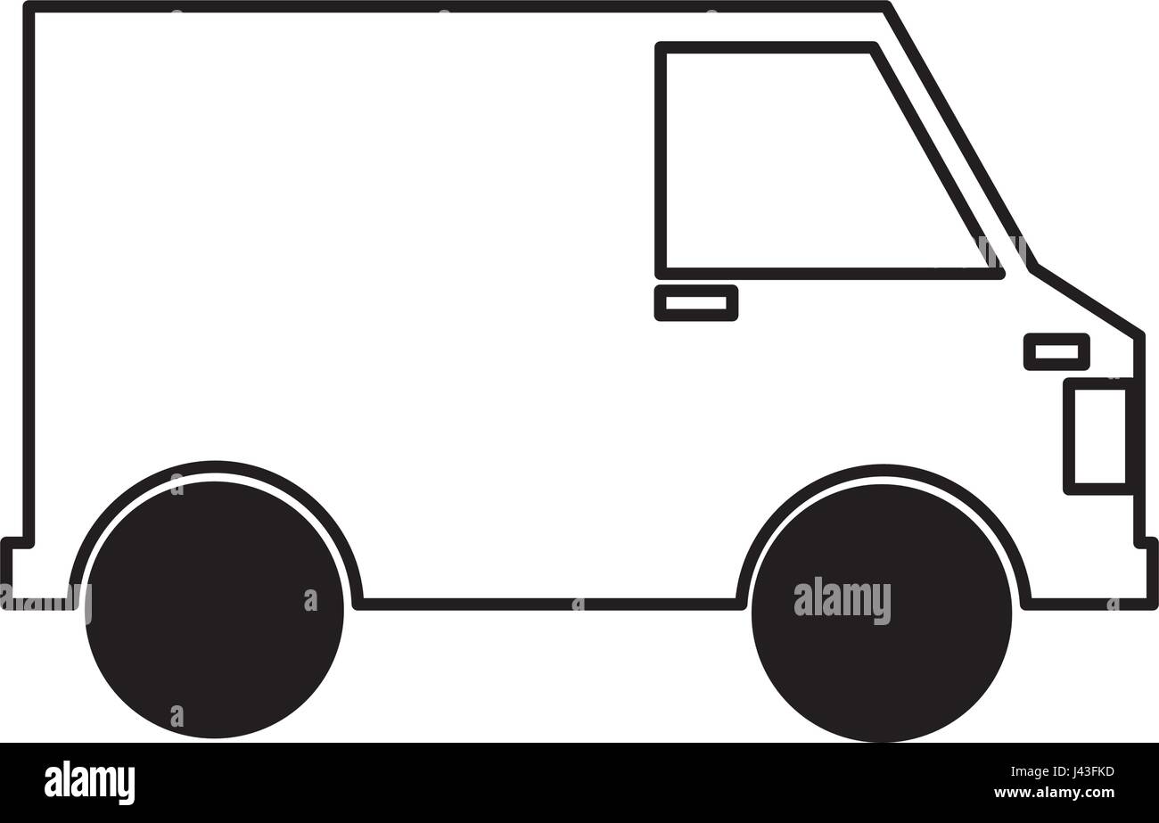van delivery service icon Stock Vector Image & Art - Alamy