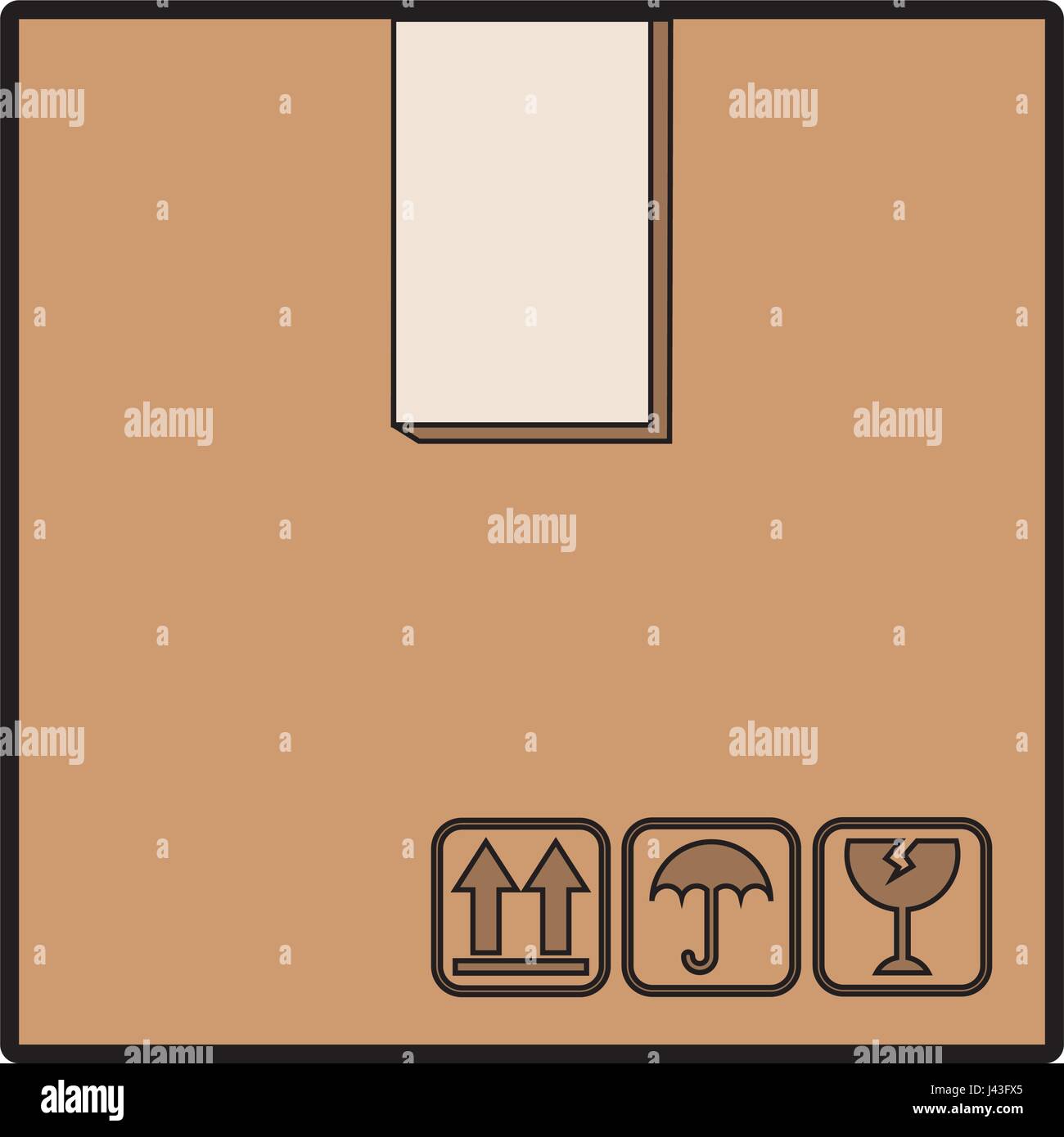 carton packing box icon Stock Vector Image & Art - Alamy