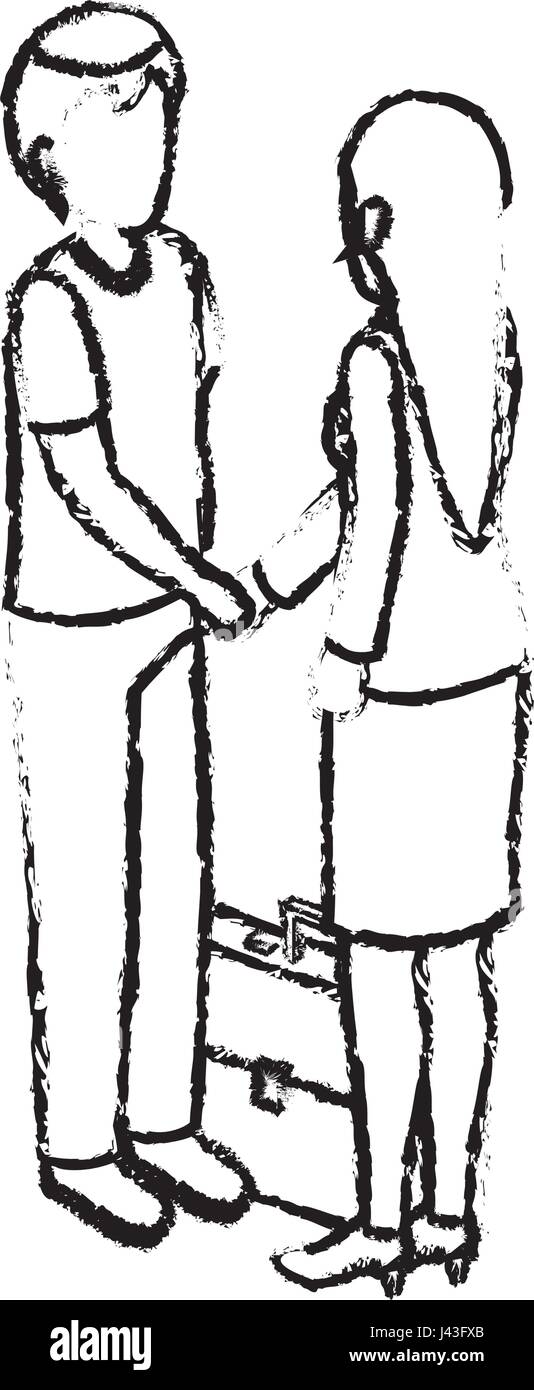 young couple avatars characters isometric Stock Vector Image & Art - Alamy