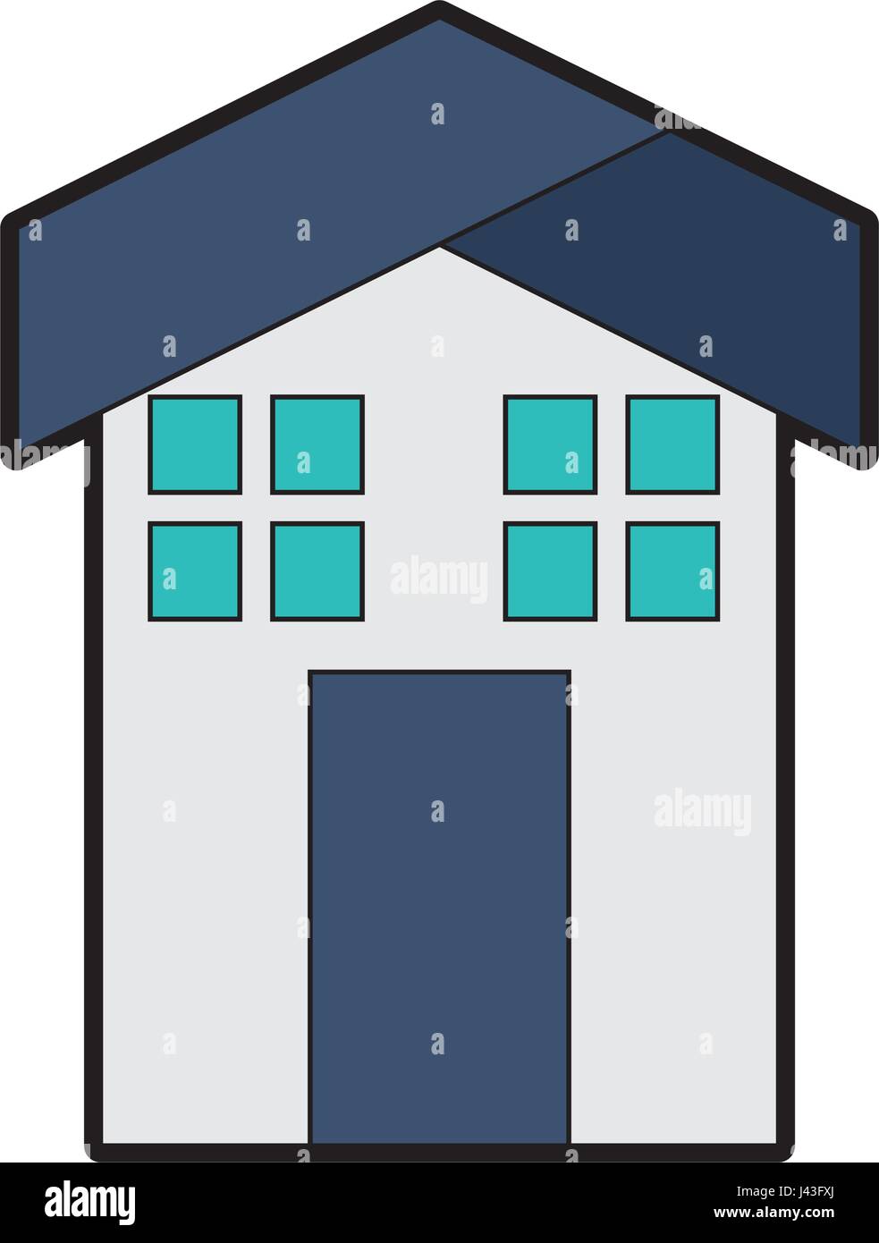 house exterior isolated icon Stock Vector Image & Art - Alamy