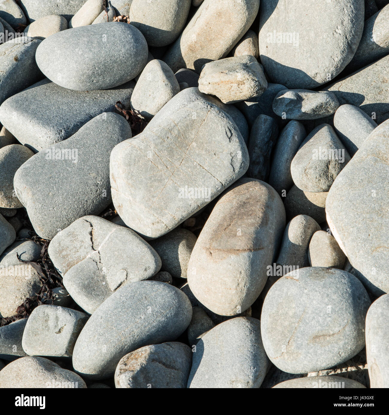 Borth Beach Stones 3 Stock Photo - Alamy