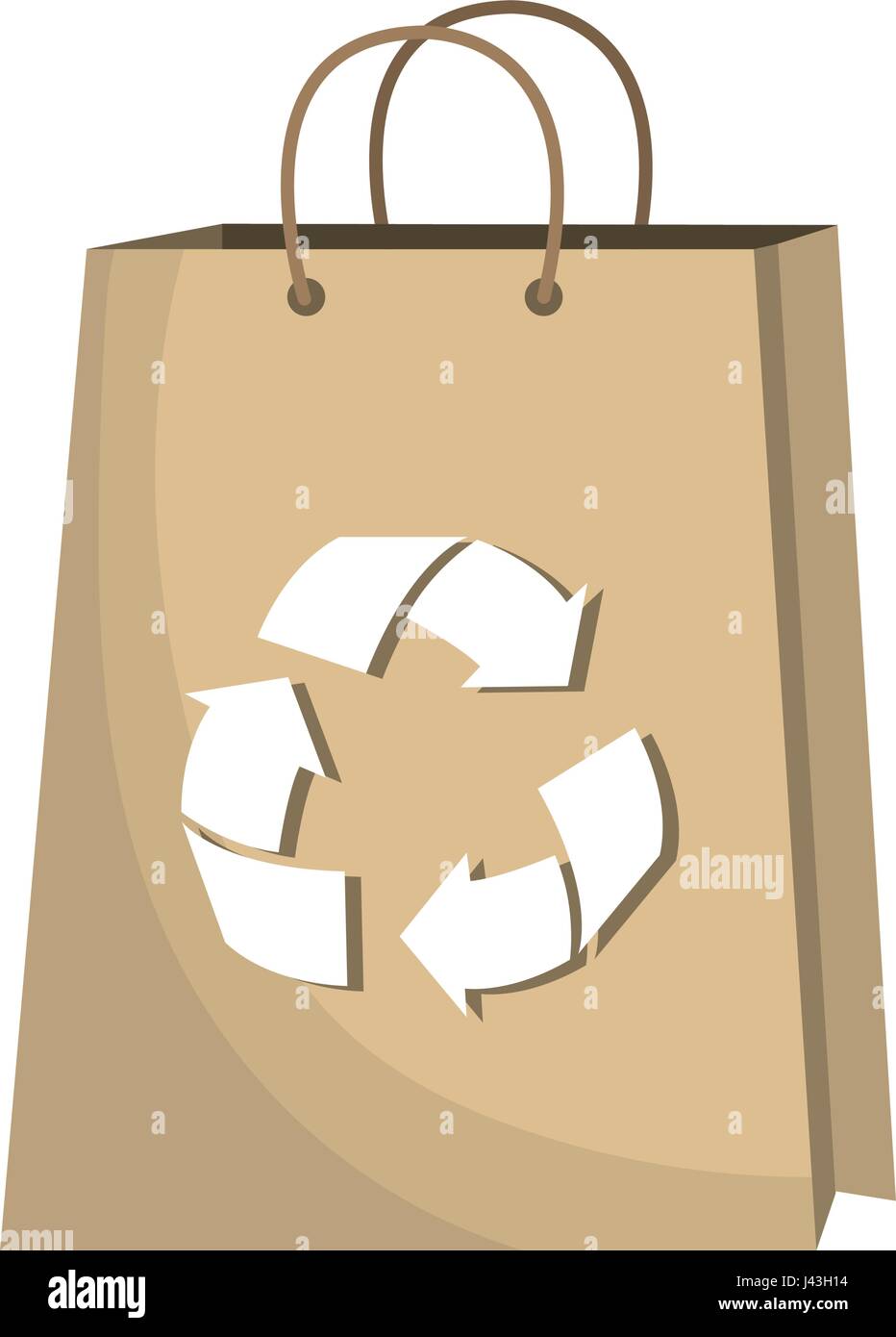 recycle bag shopping icon Stock Vector Image & Art - Alamy