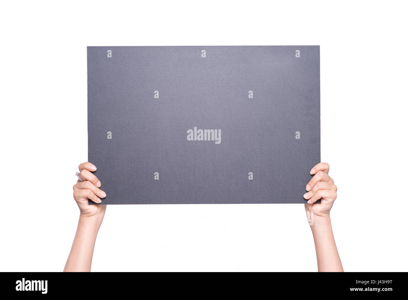 Female hands hold board hi-res stock photography and images - Alamy
