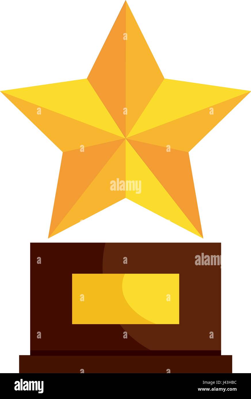 trophy star isolated icon Stock Vector Image & Art - Alamy