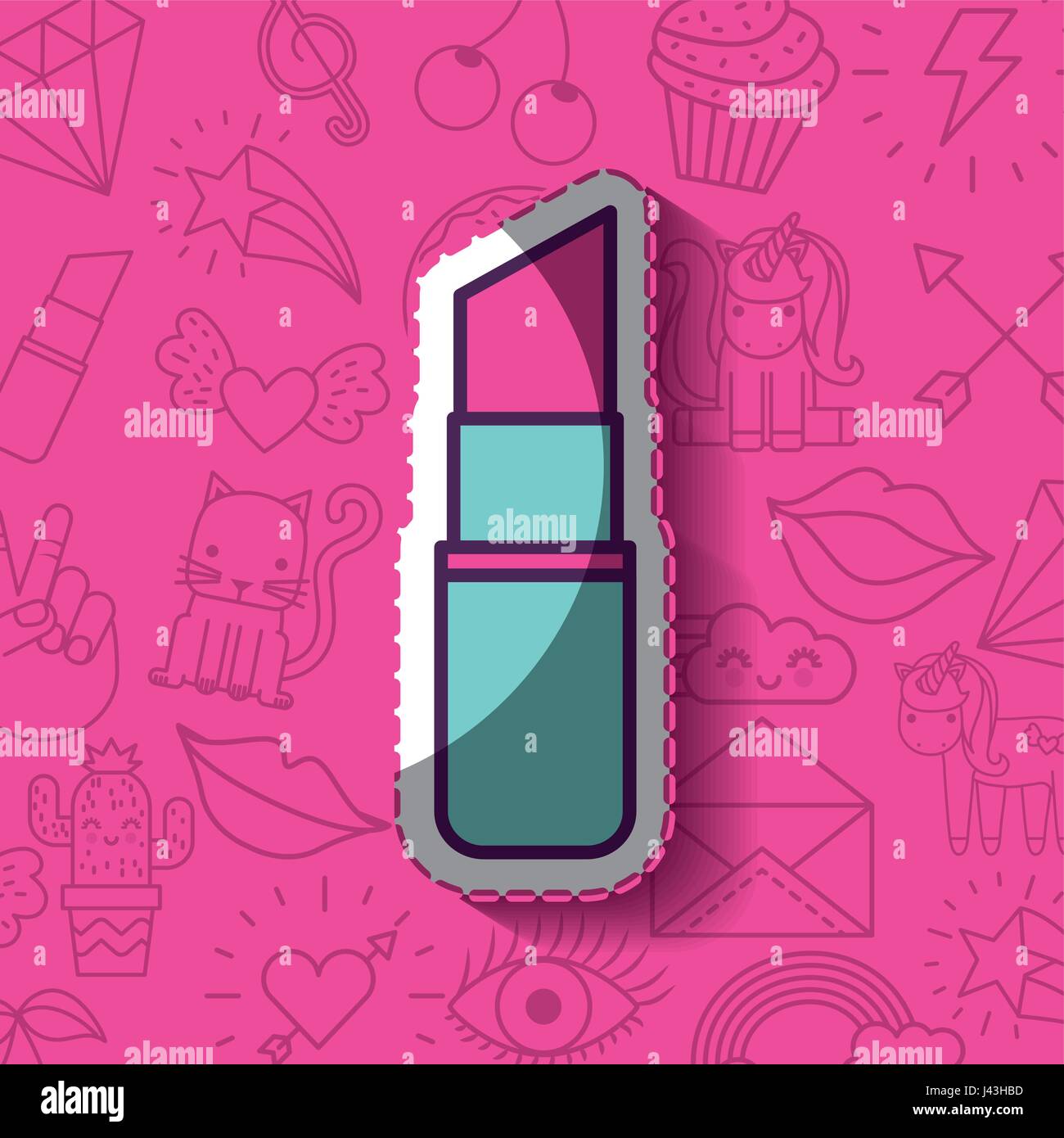Girly lipstick hi-res stock photography and images - Alamy
