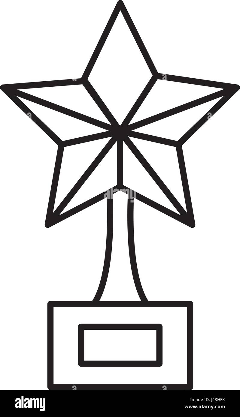 trophy star isolated icon Stock Vector Image & Art - Alamy