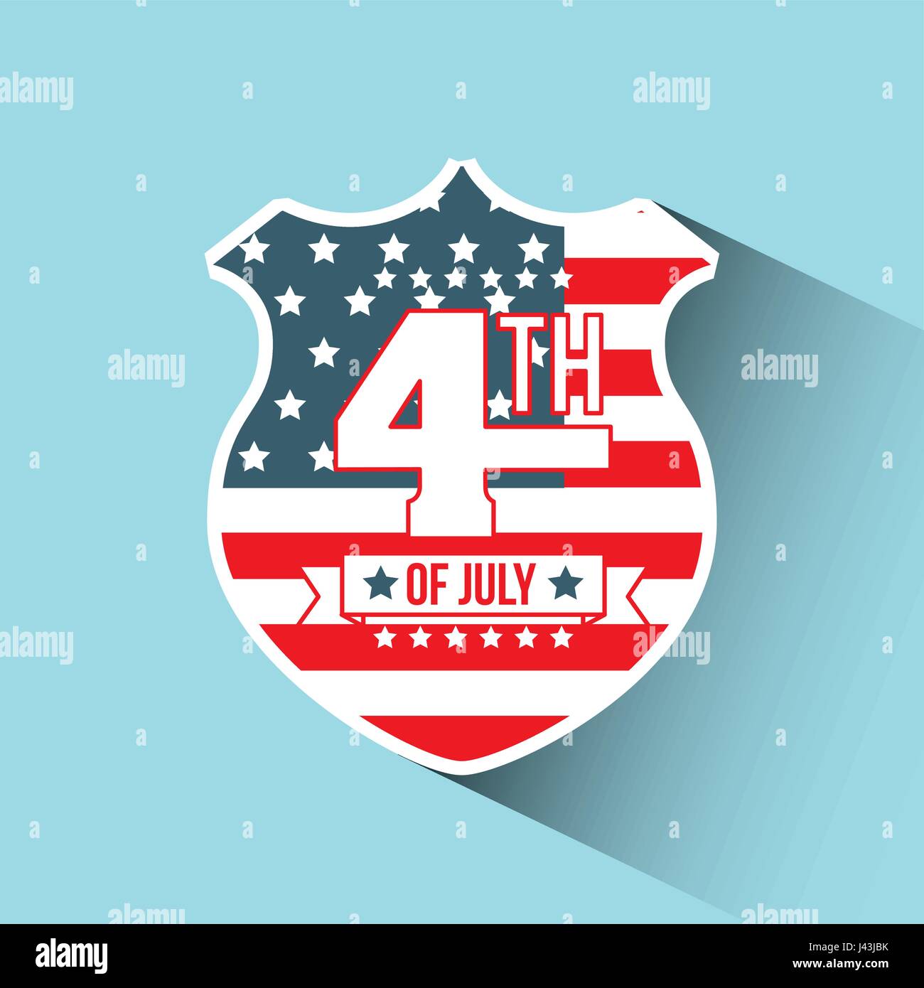 4th of july emblem image Stock Vector Image & Art - Alamy