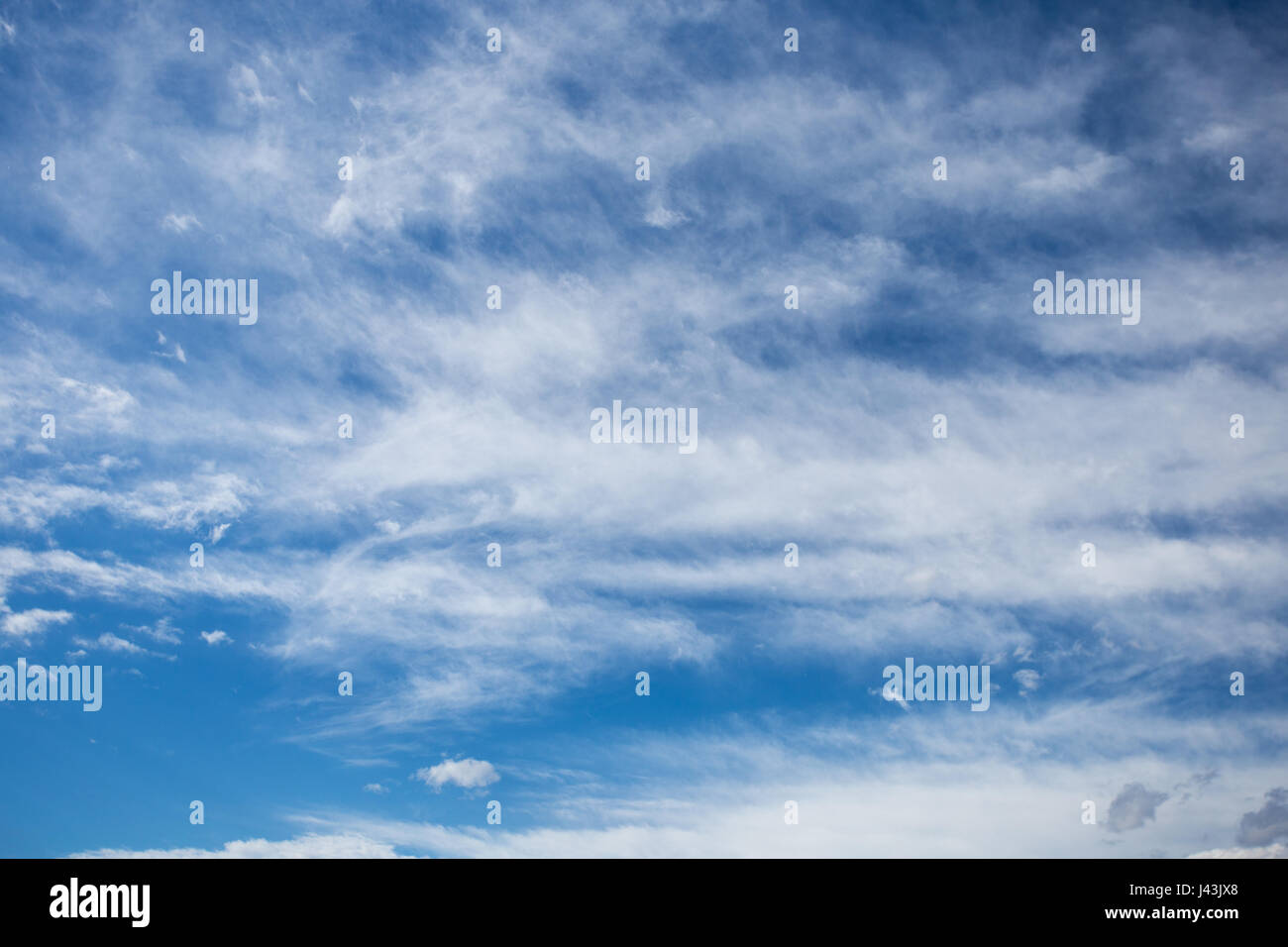 Blue sky with white fluffy clouds. Sky daylight. Natural sky ...