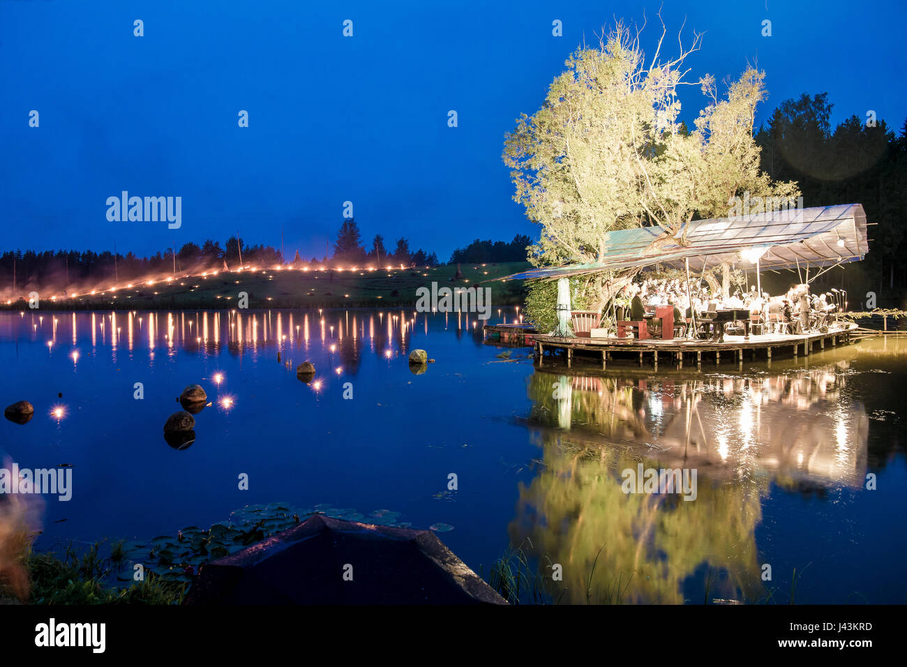 Leigo Lake Music festival 2016 Stock Photo - Alamy