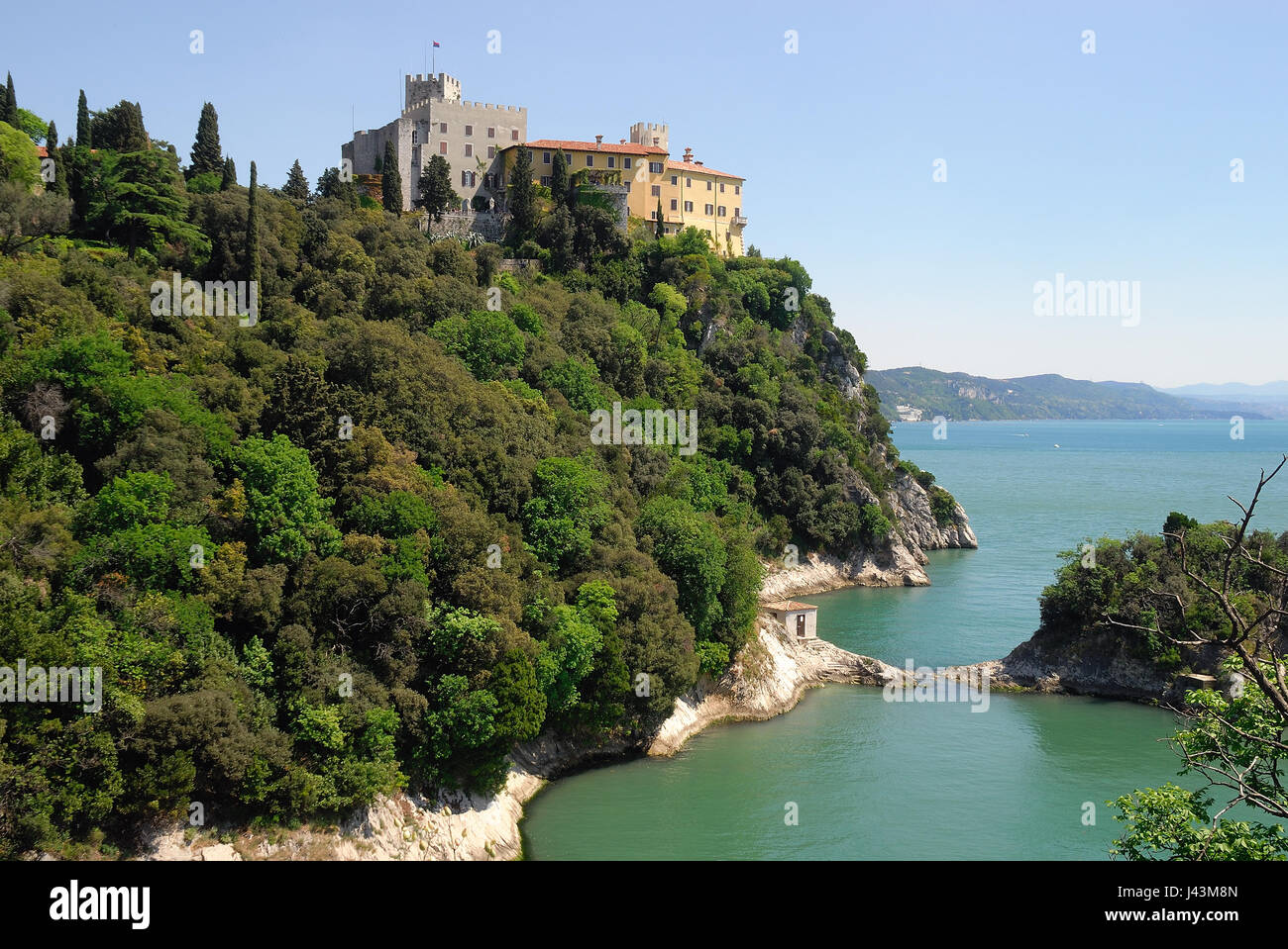 The castle of Duino, near Trieste Stock Photo - Alamy