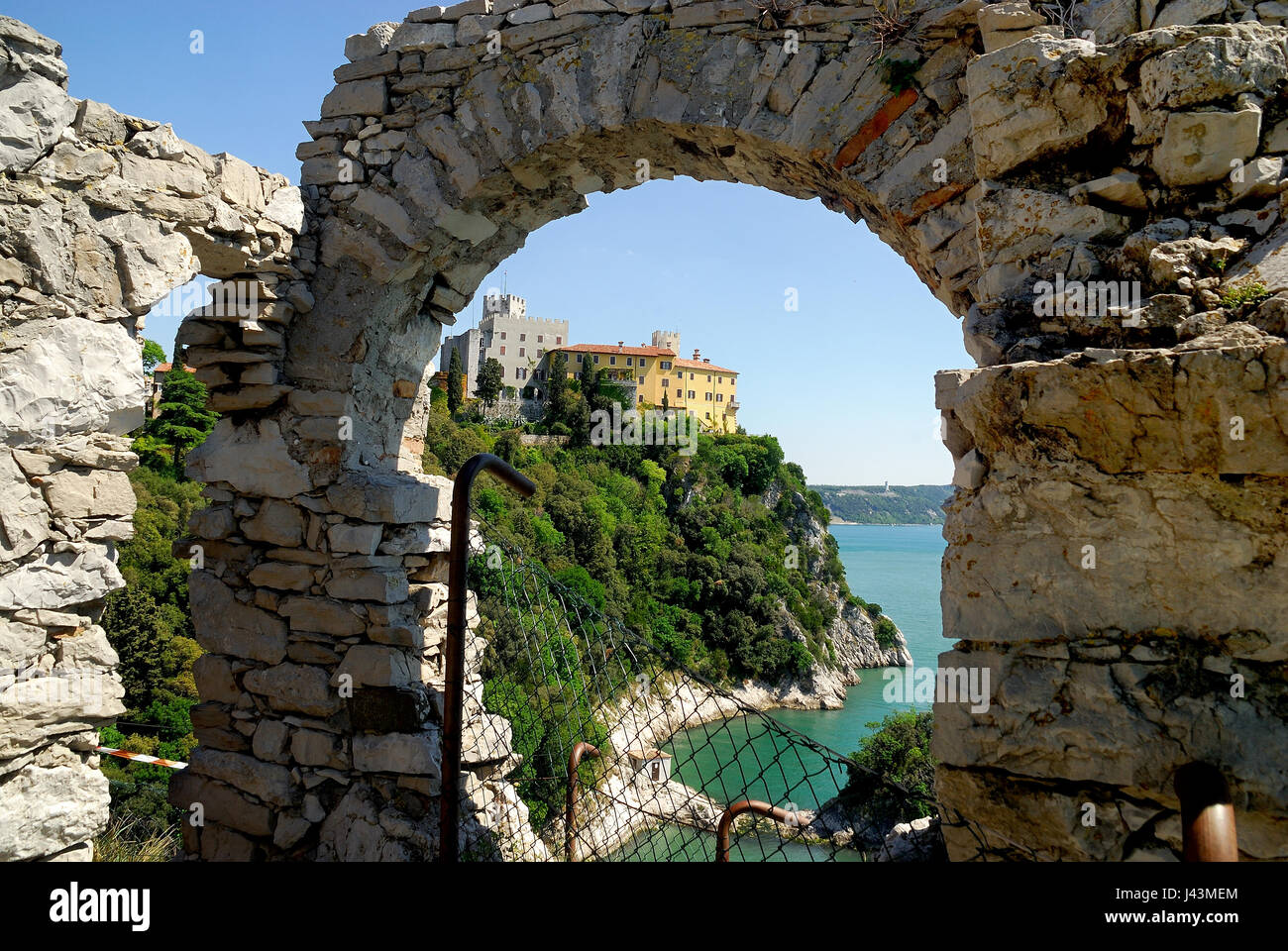 The castle of Duino, near Trieste Stock Photo - Alamy