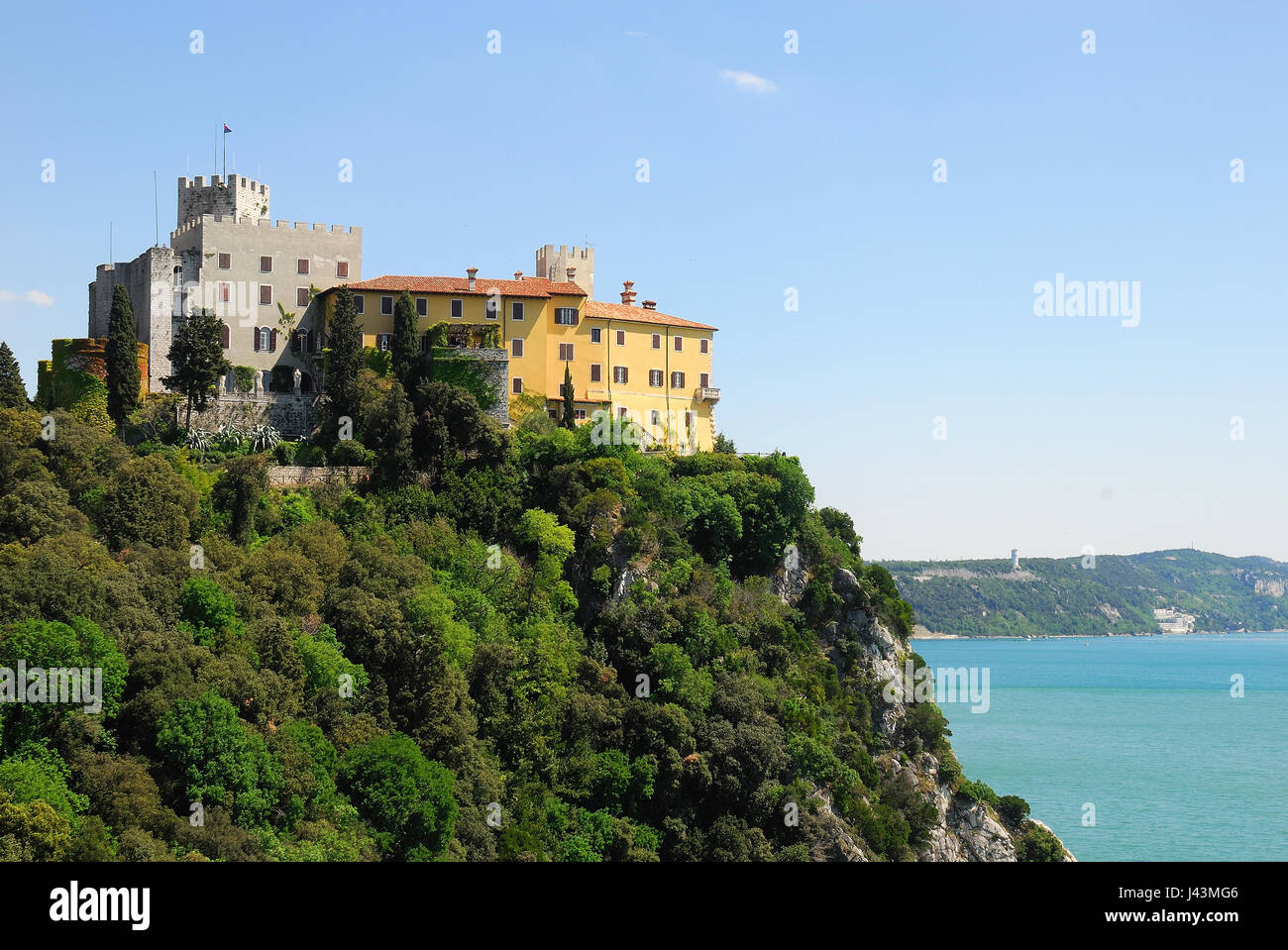 The castle of Duino, near Trieste Stock Photo - Alamy