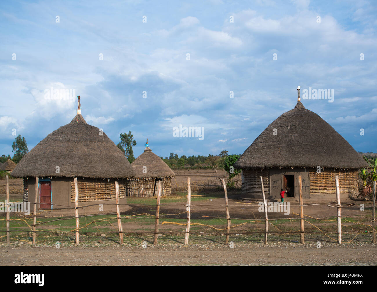 Traditional ethiopian houses called toukouls, Kembata, Alaba Kuito ...