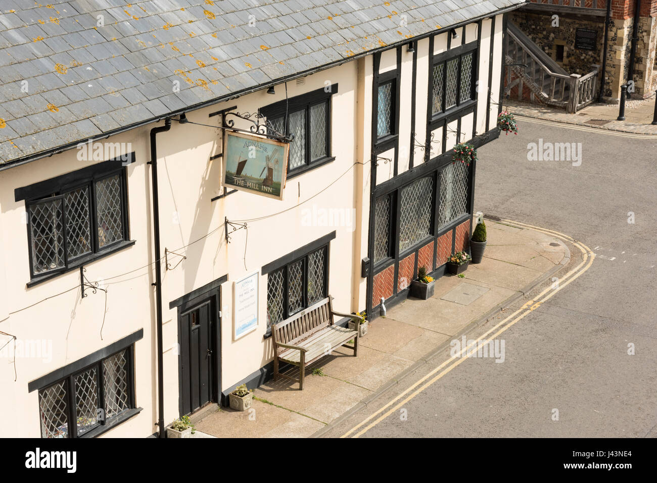 The Mill Pub Aldeburgh Suffolk UK Stock Photo - Alamy