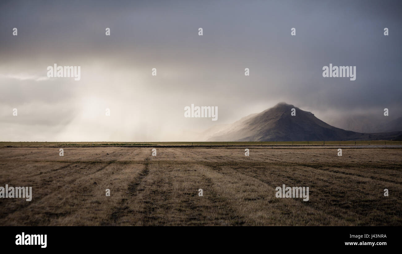 Awesome and beautiful landscape with light and shadow in Iceland. Realy ...