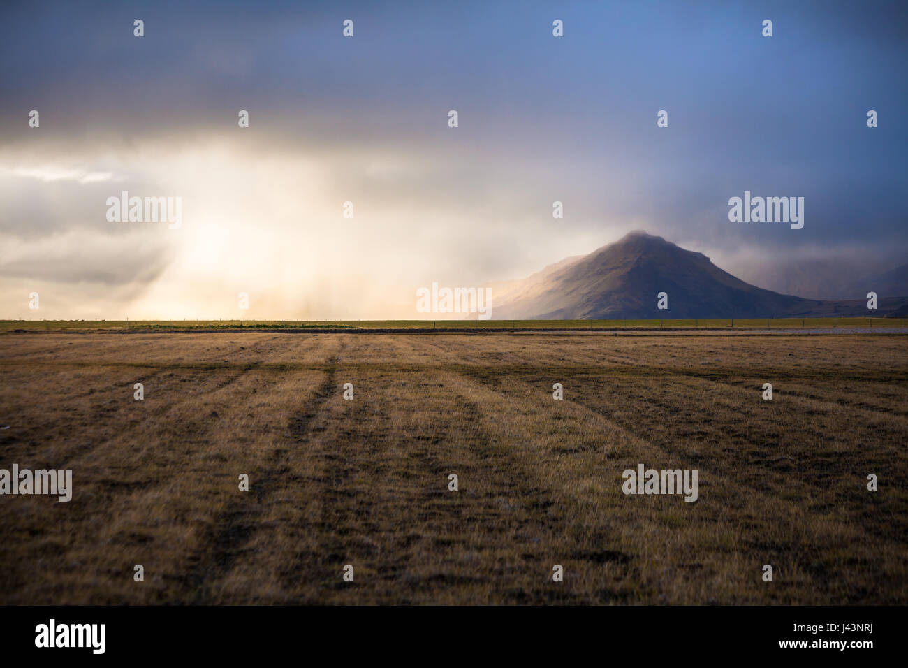 Awesome and beautiful landscape with light and shadow in Iceland. Realy ...