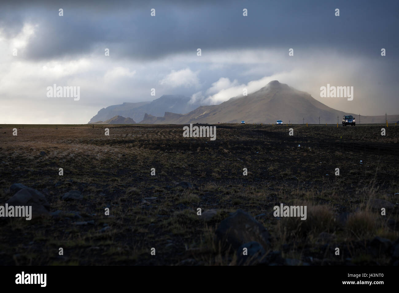 Awesome and beautiful landscape with light and shadow in Iceland. Realy ...