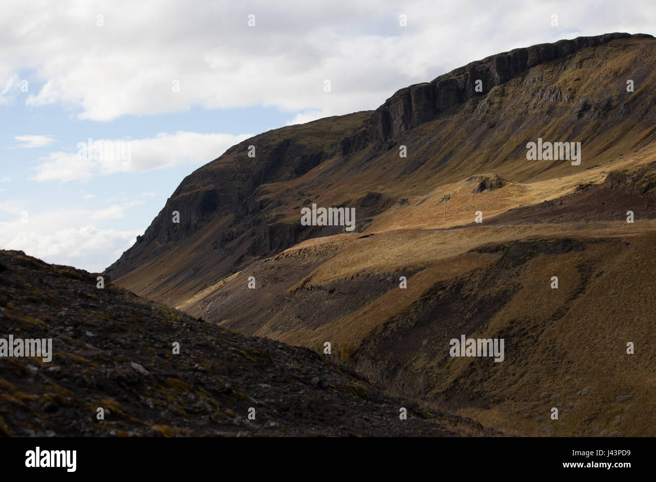 Awesome and beautiful landscape with light and shadow in Iceland. Realy ...