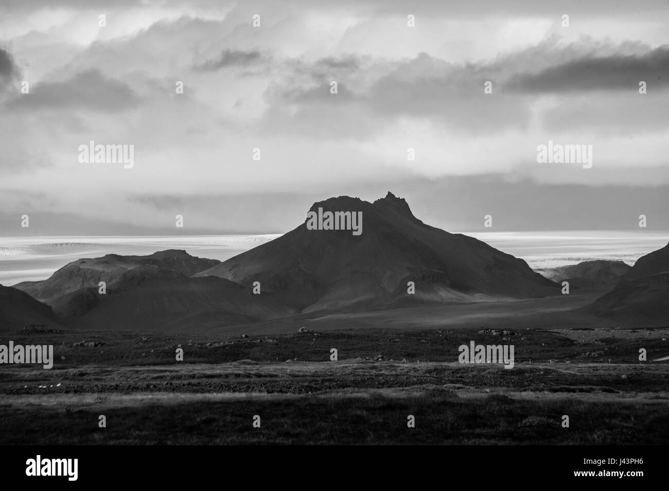 Awesome and beautiful landscape with light and shadow in Iceland. Realy ...